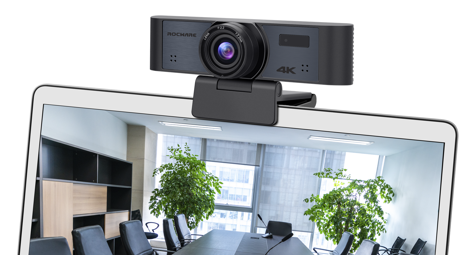 RC16 4K USB AI Webcam with 110°FoV, 8X Digital Zoom, Humanoid Tracking ...