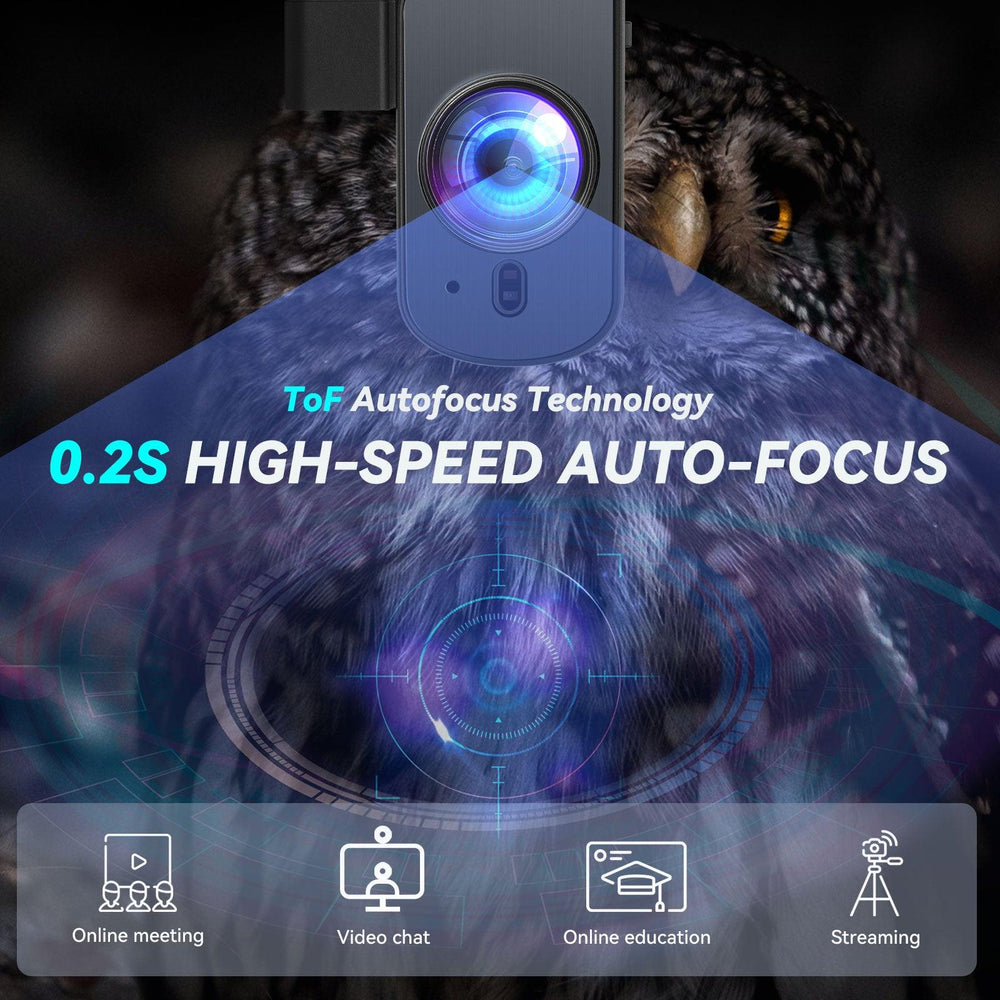 RC08 All-in-one 1080p Webcam with Speaker and Mic – Rocware